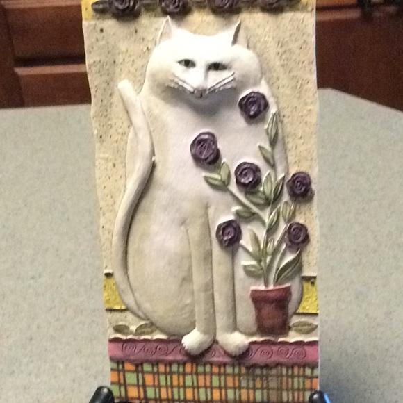 Accents | Painted Cat Tile | Poshmark